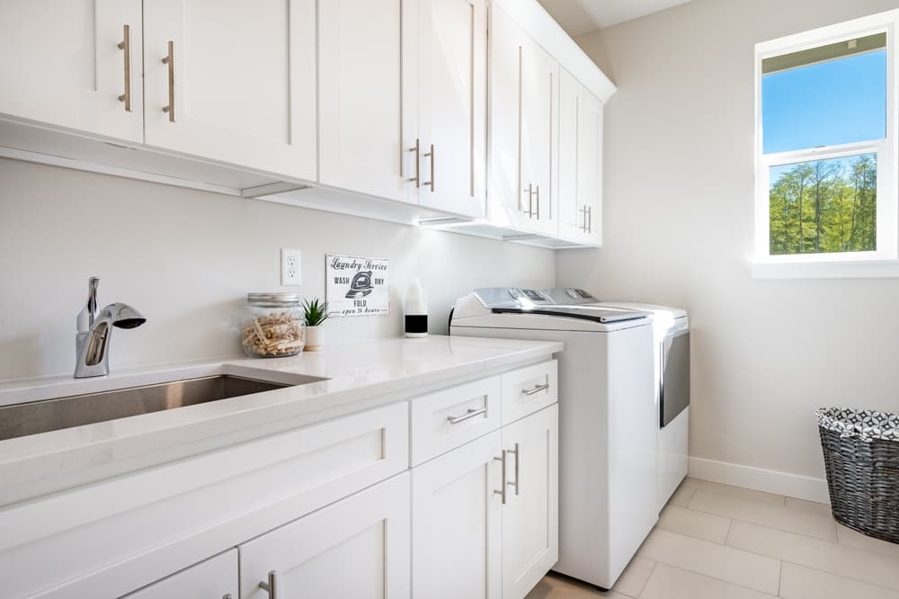 How Deep Should Laundry Room Cabinets Be? | Closet Plus Inc.